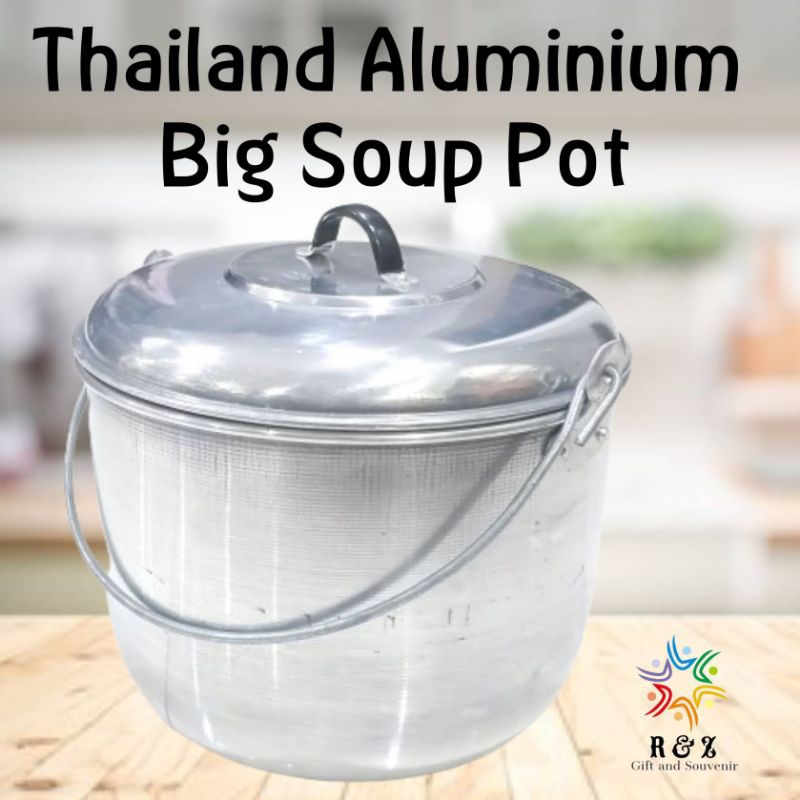 Thailand Aluminium Big Soup Pot / Periuk Sup Besar Aluminium / Periuk ...
