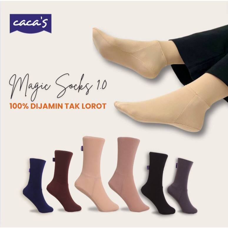 HOT SELLING NO.1 Magic Socks Caca's Stokin Anti lorot muslimah tebal ...