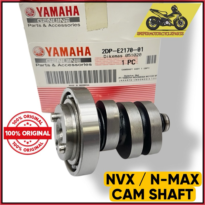 [100% ORI] N-MAX N MAX / NVX NVX V1 CAMSHAFT CAM SHAFT 2DP E2170 01 BLOCK CAM ORIGINAL YAMAHA ...