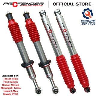 Big Bore Profender Heavy Duty Monotube 2.0 Shock Absorber Hilux VIGO ...
