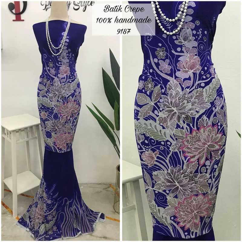Batik Crepe Batik Lukis Exclusive Kelantan | Shopee Malaysia