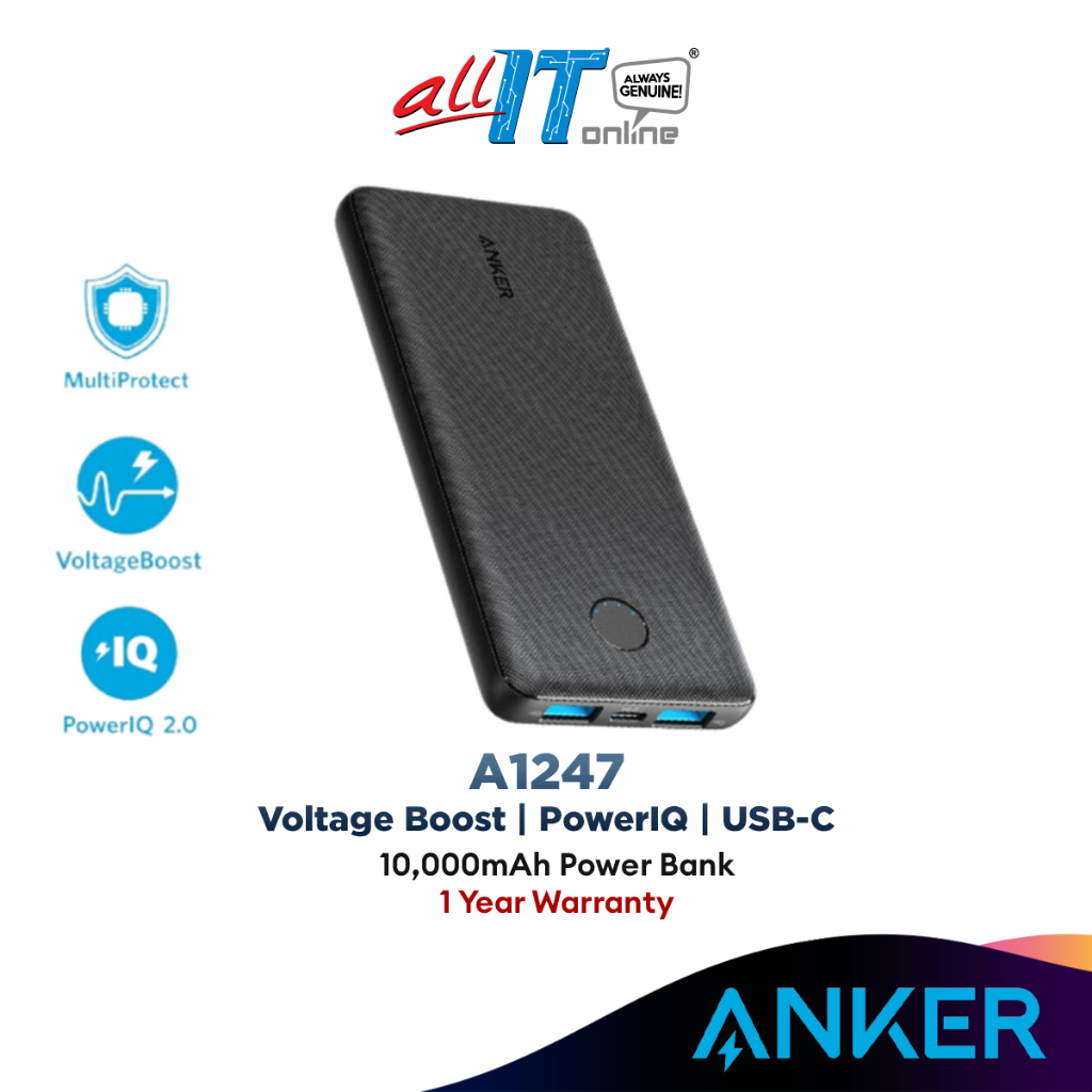 Anker A1247 PowerCore III 10000mAh USB-C Portable Powerbank | Shopee Malaysia