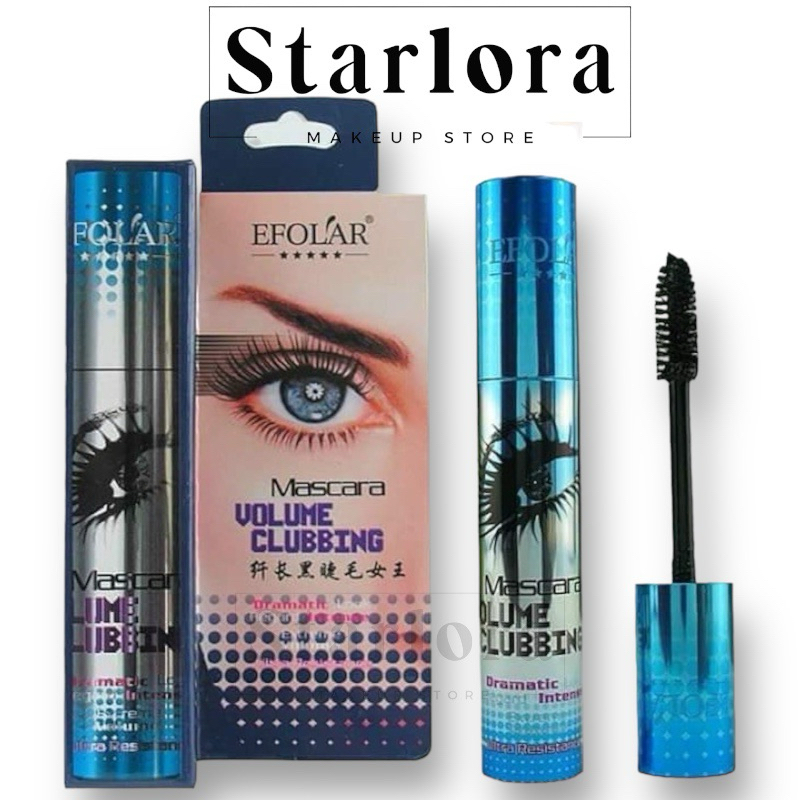 🇲🇾 💯 EFOLAR MASCARA FIBER PEELOFF LASH EYELASH LONG WATERPOROOF makeup beauty cosmetik borong ...