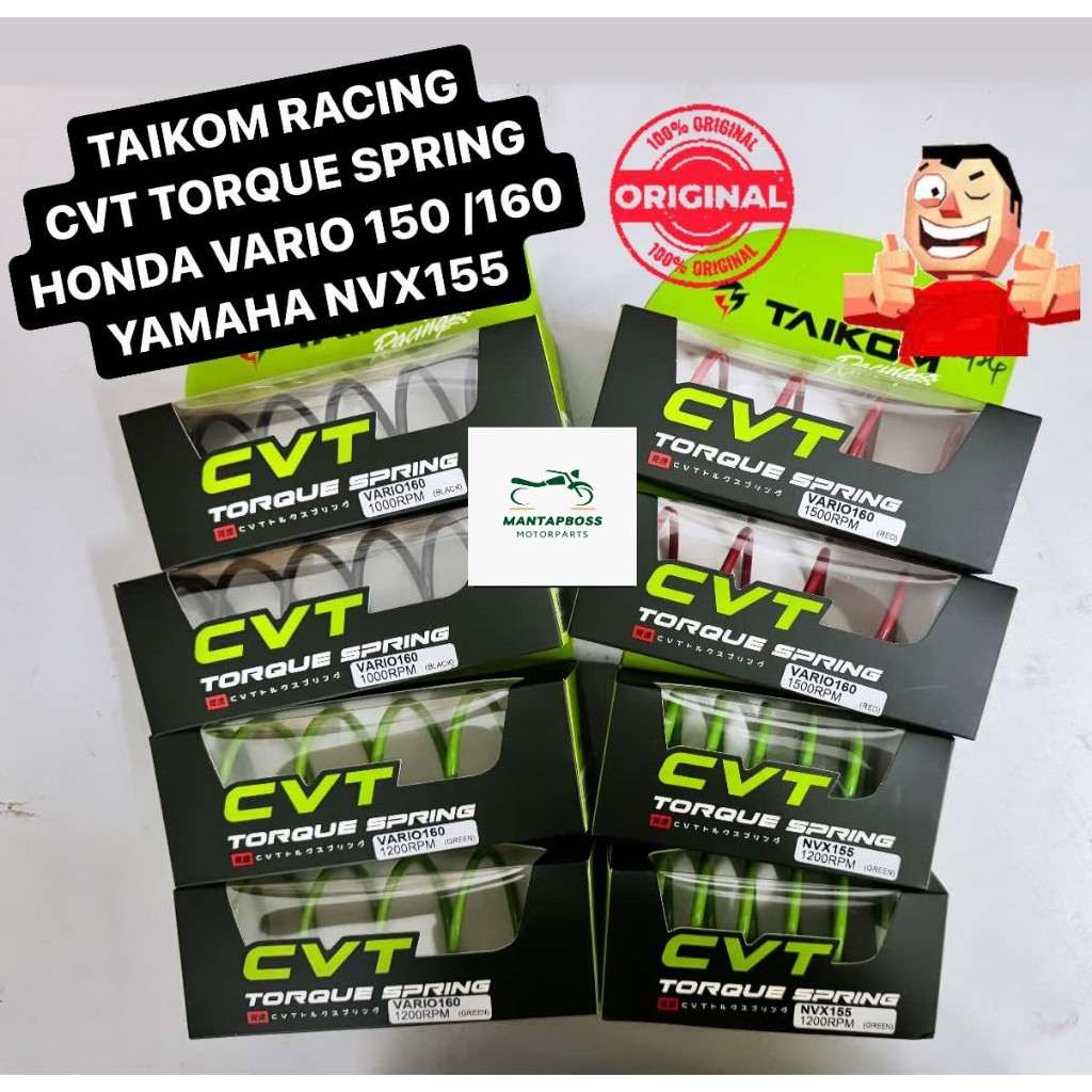 TAIKOM RACING CVT TORQUE SPRING 1000,1200,1500 RPM HONDA VARIO 150 ...