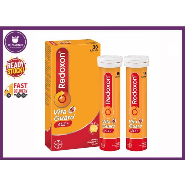 (CLEARANCE STOCK)!!!Redoxon Vita Guard Eff Orange Tab 30's[NO BOX!!NO ...