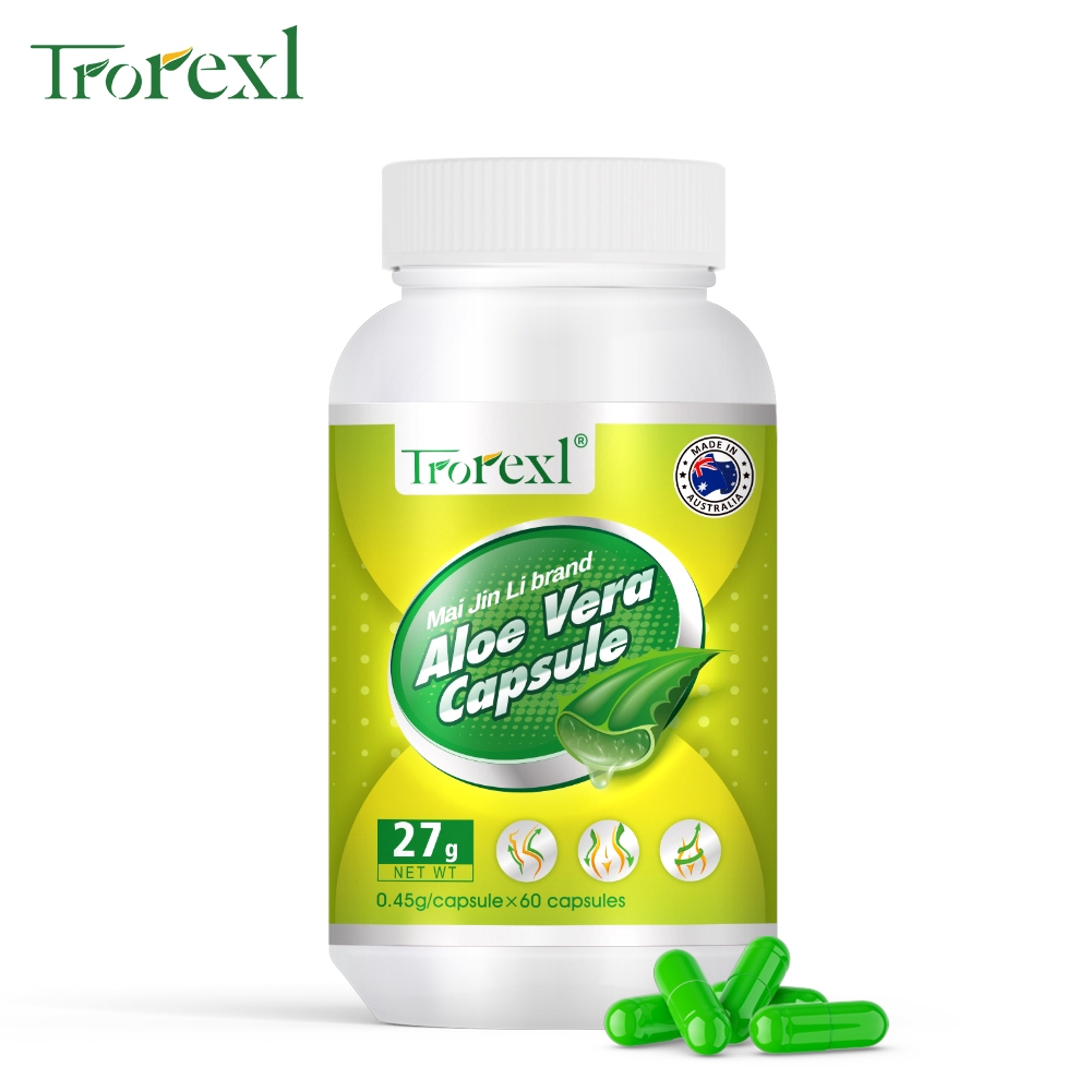 Aloe laxative capsules relieve gastrointestinal discomfort regular ...