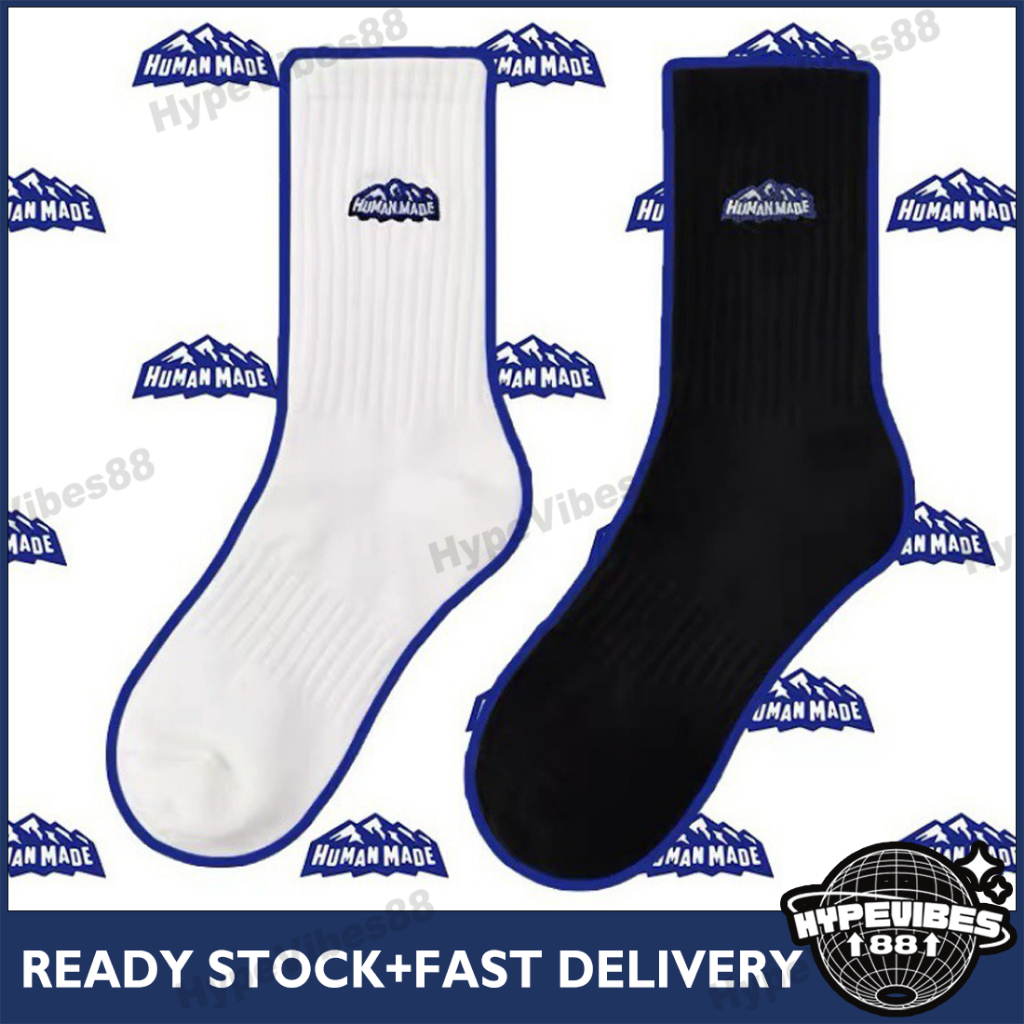 HypeVibes Mountain Embroidery Logo Socks Cotton Socks Hipster Socks ...