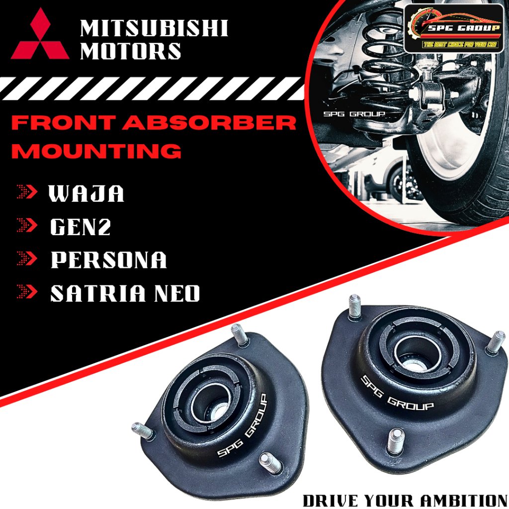[1PC] GENUINE MMC PROTON WAJA GEN2 PERSONA SATRIA NEO FRONT ABSORBER MOUNTING | Shopee Malaysia