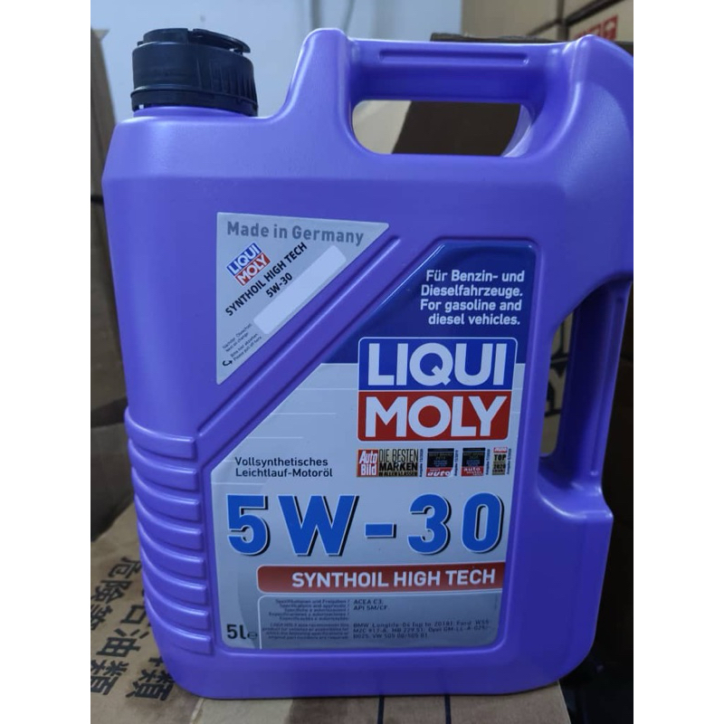 Liqui Moly Synthoil High Tech 5W-30 Engine Oil (5L) | Shopee Malaysia