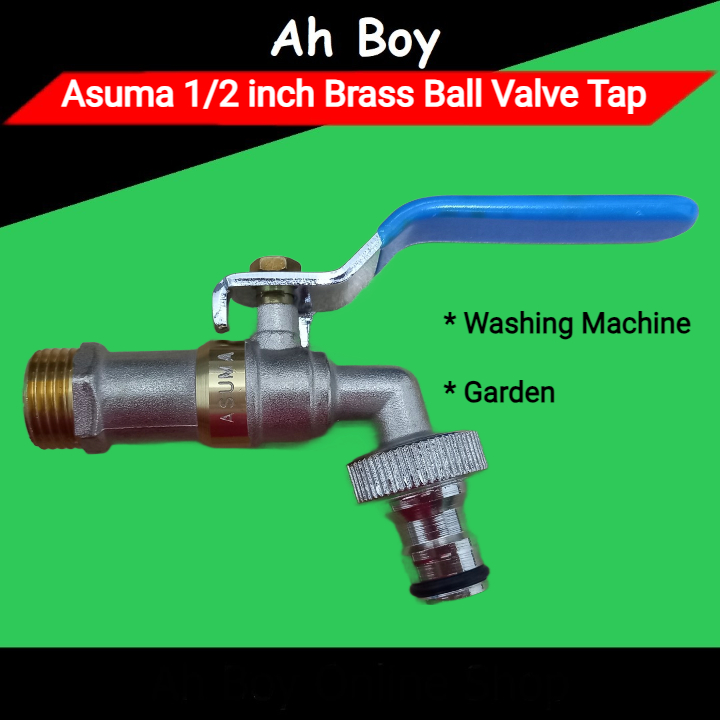 Heavy Duty 1/2 inch Brass Copper Ball Valve Tap | Bib Tap Wall Mounted ...