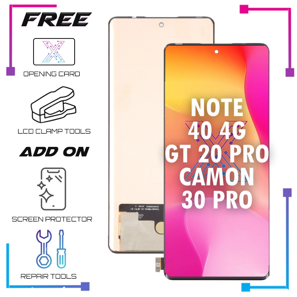 Lcd For Infinix Note 40 4G X6853 / Infinix GT 20 Pro X6871 / Tecno ...