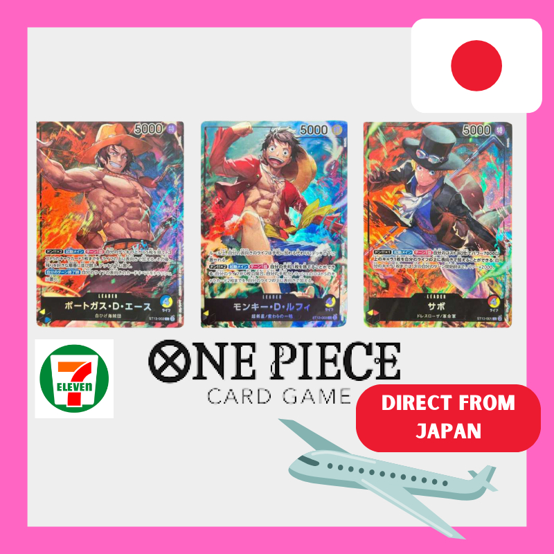 【3 cards Set】ONE PIECE Promo Card 7 ELEVEN JAPAN LIMITED 2024 3cards ...
