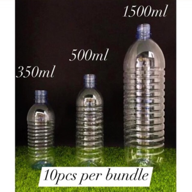 HOT ITEM / BP PLASTIC / Empty Water Bottle 350ml / 500ml / 1.5l Air botol kosong including cap ...