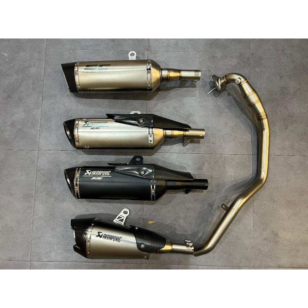 XADV 750 Exhaust Full System Muffler Akrapovic SC Project Slip On Real ...