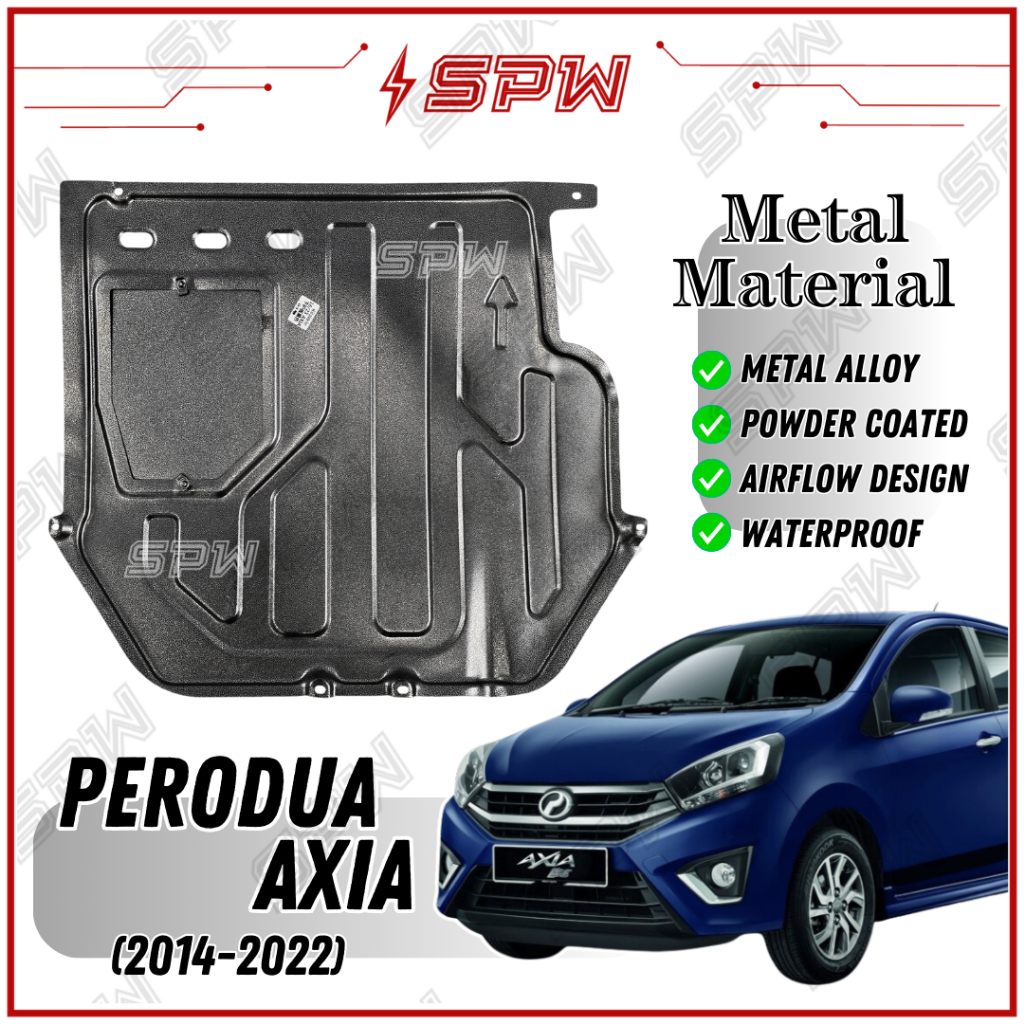 Perodua Axia (2014-2022) Engine Cover Besi Metal Lower Under Engine ...