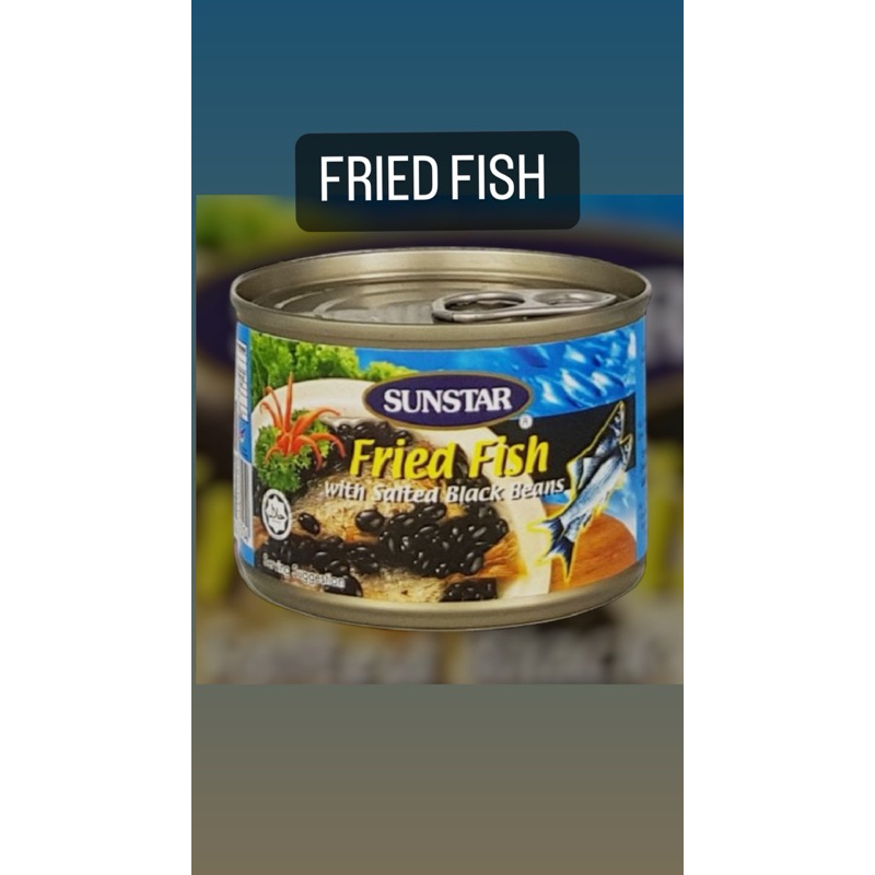 SUNSTAR Fried Fish with Salted Black Bean 160G - Ikan Goreng dengan ...