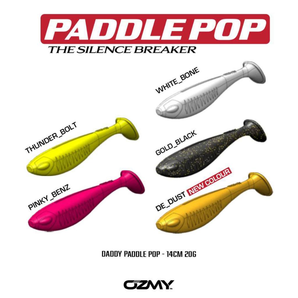 SOFT PLASTIC SP OZMY PADDLE POP 14CM, BABY PADDLE POP 10CM | Shopee ...