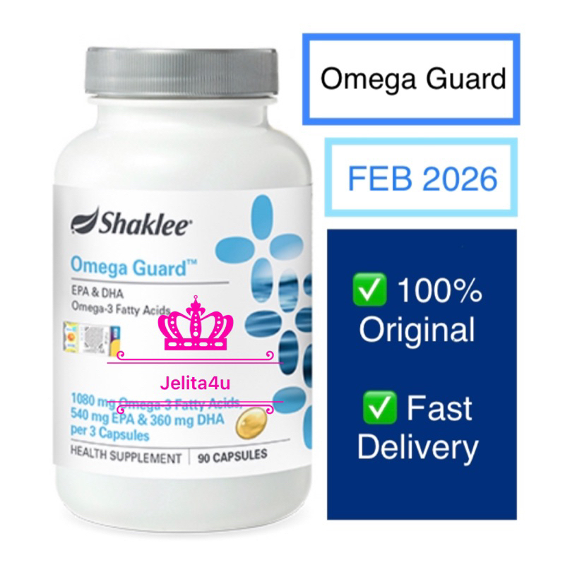 [FEB 2026] Shaklee Omega Guard Fish Oil | Shopee Malaysia