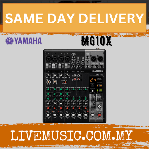 Yamaha MG10X 10-Channel Mixer ( MG 10X / MG-10X ) | Shopee Malaysia