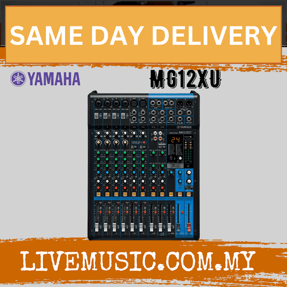 Yamaha MG12XU 12-Channel Mixer and Effects (MG-12XU/MG 12XU) | Shopee ...