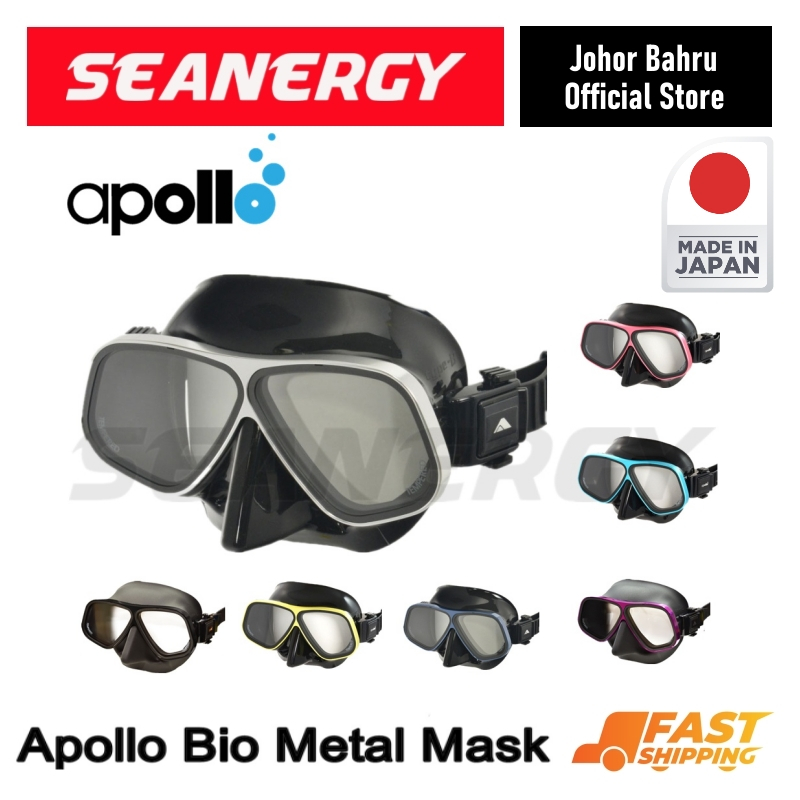 APOLLO Bio Metal Mask D Class Low Volume for Scuba Diving Free Diving ...