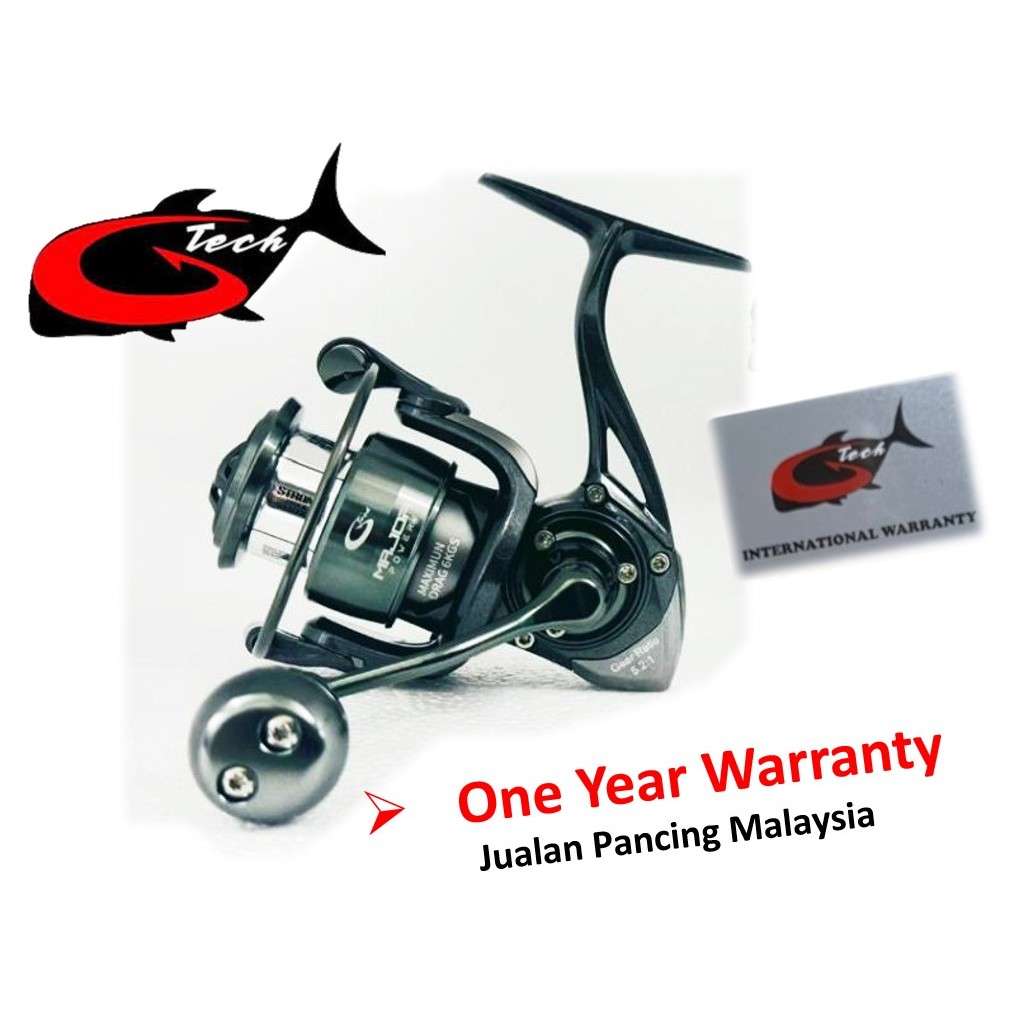 GTECH MAJOR POWER SW SPINNING REEL G-TECH FISHING REEL SALTWATER ,1 ...