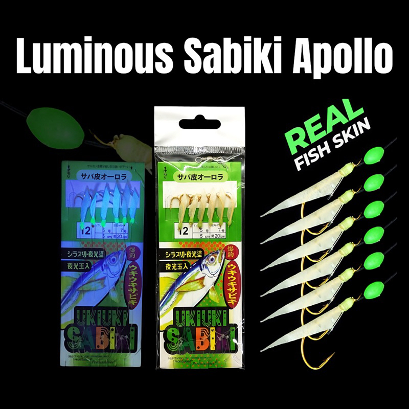 Mata Kail UkiUki Sabiki Apollo Hook Fishing Mata Umpan Hidup Selar ...