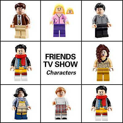Lego The Friends Apartments 10292 - Rachel Green Monica Ross Geller ...