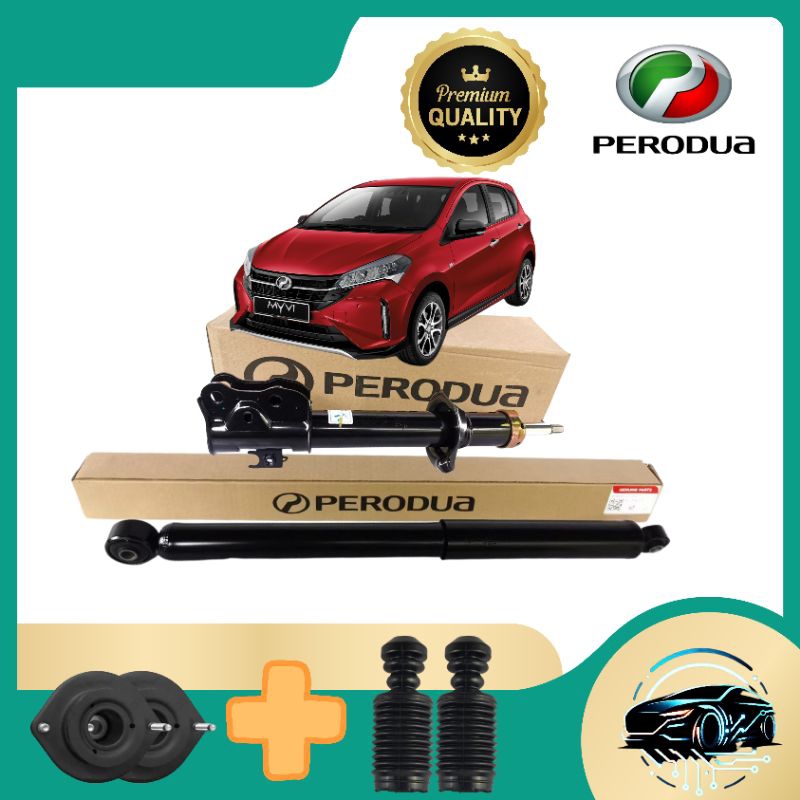 GENUINE Perodua Myvi new/gen3 FRONT DEPAN, REAR BELAKANG ABSORBER GAS ...