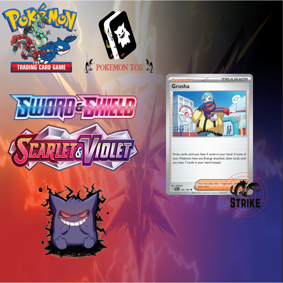 Pokemon Trainer Card - Grusha 184/193 Paldea Evolved SV02 | Shopee Malaysia