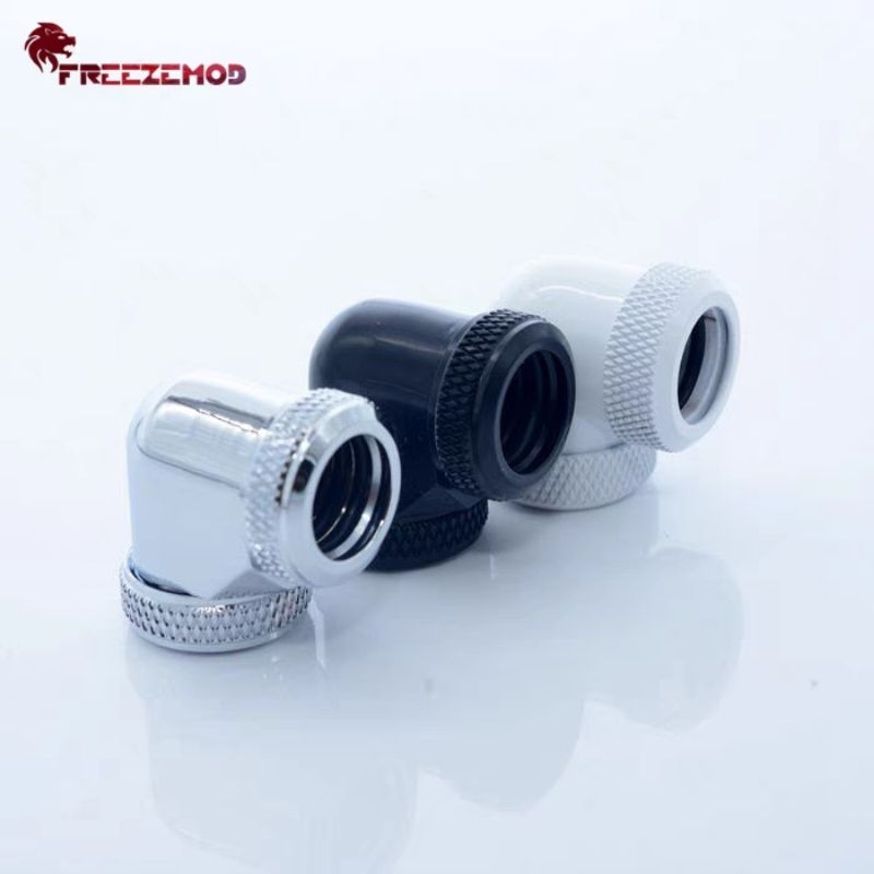 Freezemod YGKN-T90 Rigid 14mm OD 90 Degree Fitting for watercooling pc ...