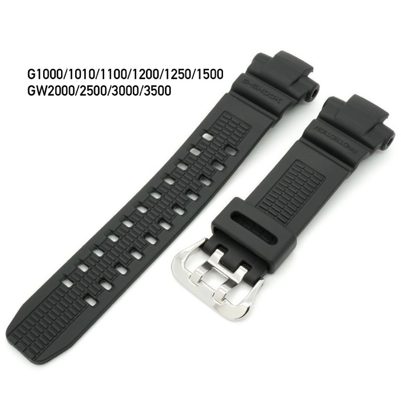 Watch Strap for Casio G-1000,GW-3000,G-1200,G-1500,GW-2500 (Free Spring Bar) 16mm | Shopee Malaysia