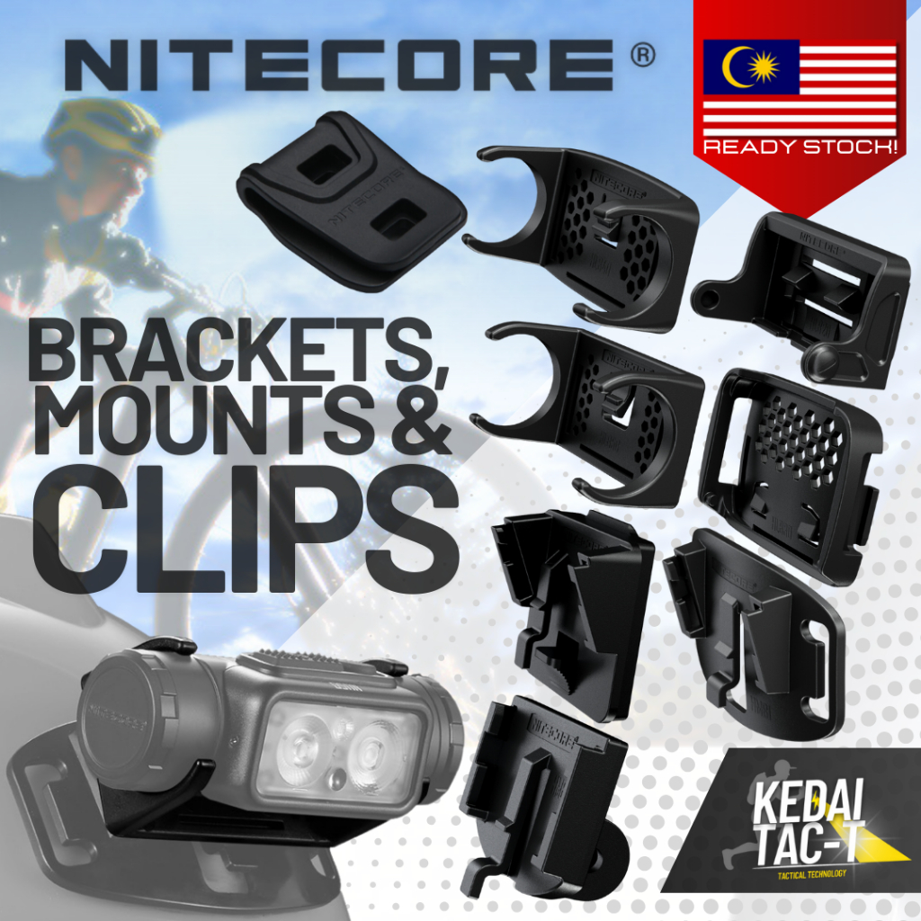 NITECORE Brackets, Mounts & Clips - Accessories for Helmets, Headlamps ...