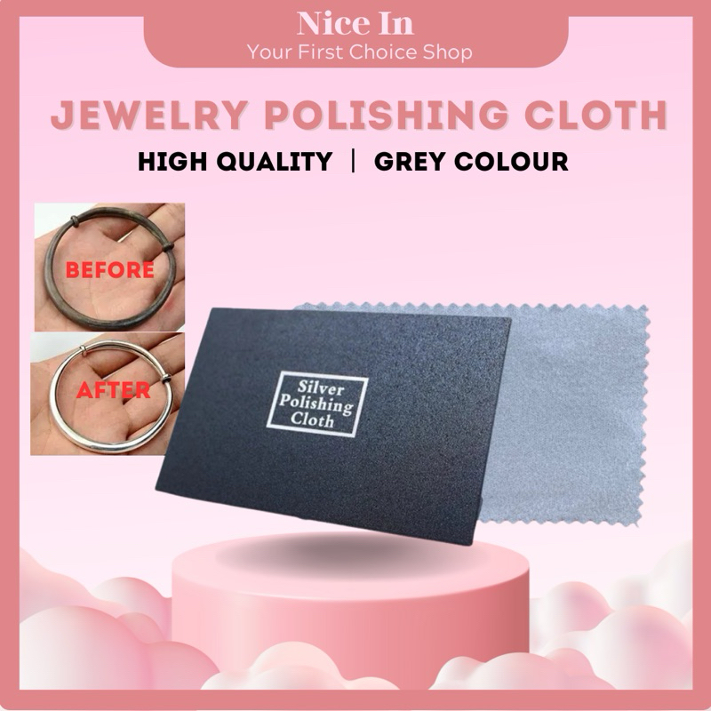 (50pc/100pc) High Quality Jewellery Polishing Cloth Silver Cleaning ...