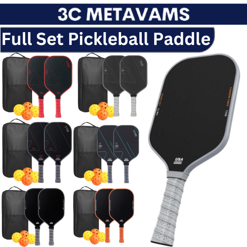 Raket Pickleball Kanak-Kanak Dewasa / T700 Carbon Fiber Paddle Matte ...