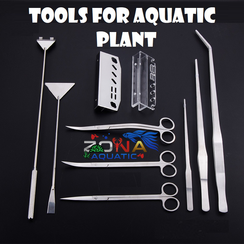 READY STOCK | TOOLS FOR AQUATIC PLANT | AQUARIUM TWEEZERS SPATULA ...