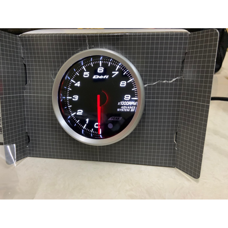 DEFI ADVANCE BF WHITE TACHOMETER GAUGE - 80MM 9000RPM | Shopee Malaysia