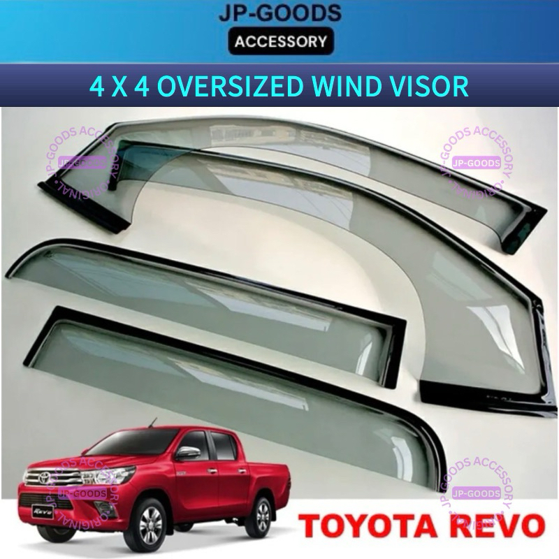 Toyota Revo 2016 - 2024 Jumbo Super Extra Large Size Door Visor ...