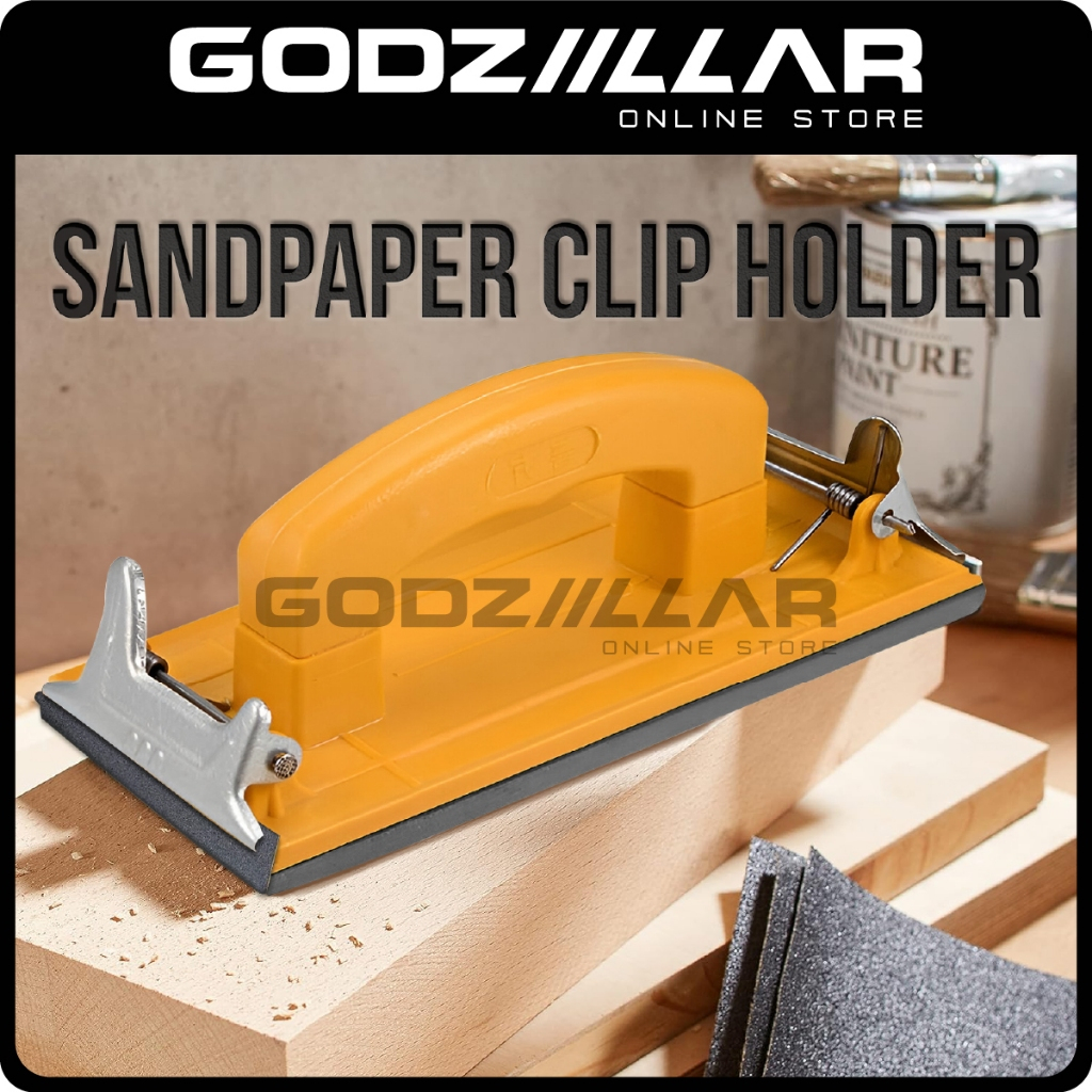 Sand Paper Clip Holder Polished Handle For Wood Working Finishing ...
