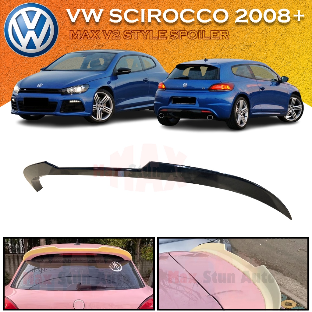 VOLKSWAGEN SCIROCCO MK3 R TSI 2.0T 1.4T MAX V2 SPOILER BODYKIT ...