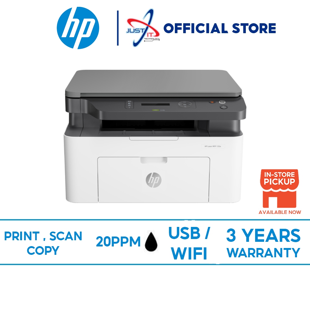HP Wireless LaserJet Printer MFP 136A/MFP 136W | Shopee Malaysia