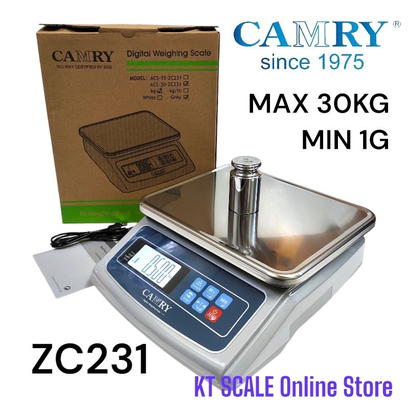 30KG CAMRY DIGITAL WEIGHING SCALE ZC231 | Shopee Malaysia