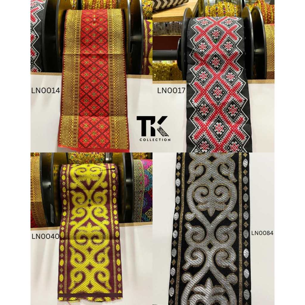 (1METER) LACE FOR TRADITIONAL CLOTHES LINANGKIT SABAH SARAWAK KADAZAN ...