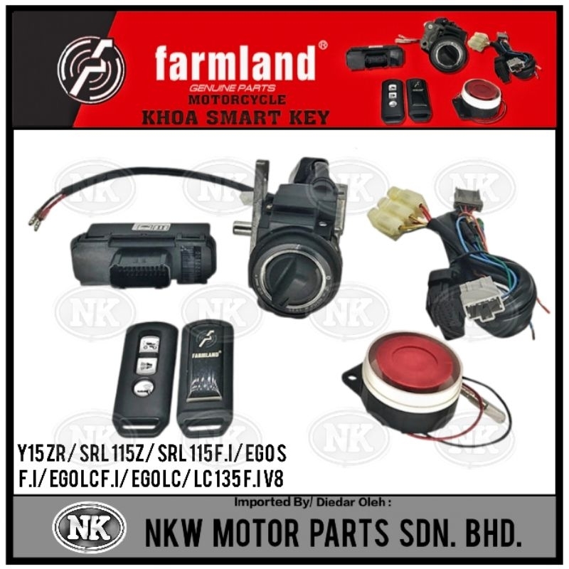 SMART KEYLESS REMOTE SET - YAMAHA - Y15 ZR/ SRL 115Z/ SRL 115 F.i/ EGO ...