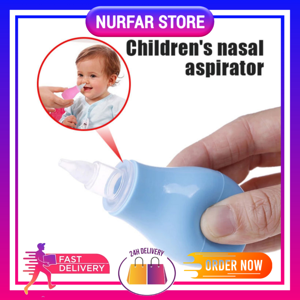 Baby Nasal Aspirator Bulb Nose Cleaner Booger Mucus Remover Penyedut ...