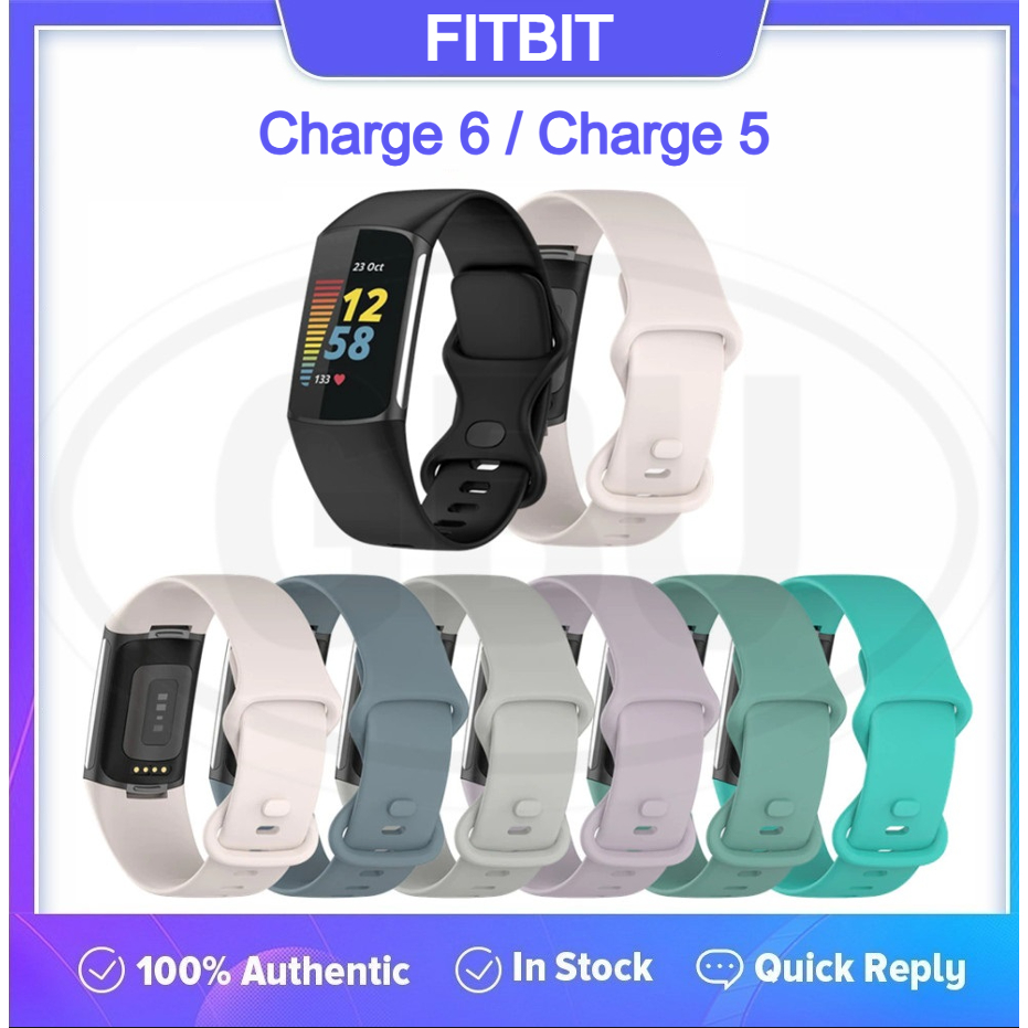 Fitbit Charge 6 / Fitbit Charge 5 Smart Watch Soft Silicone Replacement ...