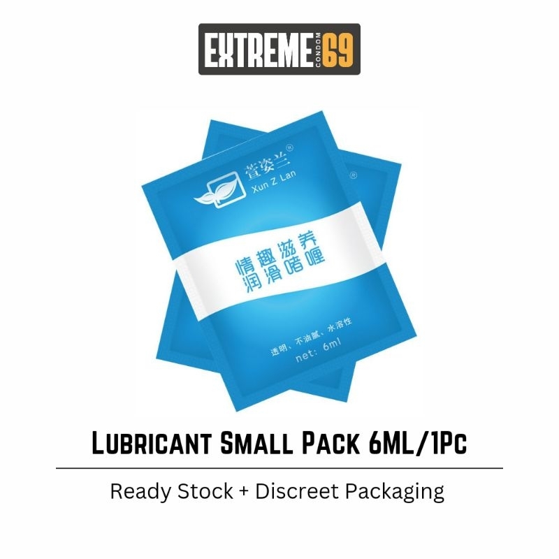 Water Based Lubricant 6ml Samll Pack Adult Personal Lubricant For ...