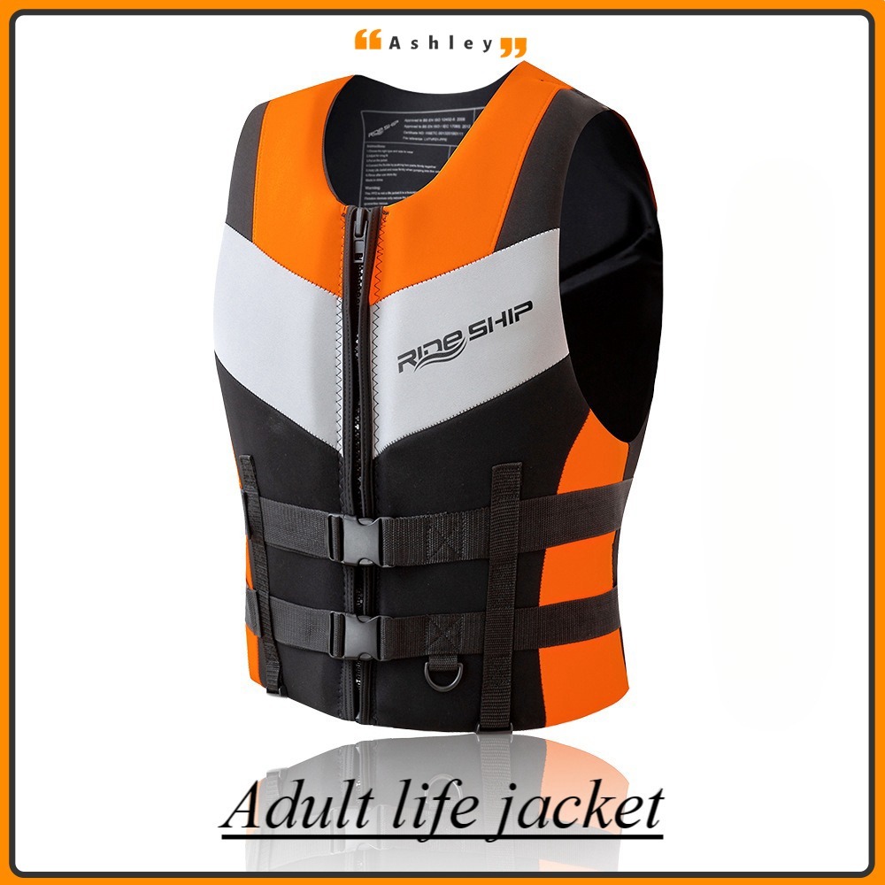 Neoprene Life Jacket Jaket Keselamatan Watersports Fishing Kayaking ...