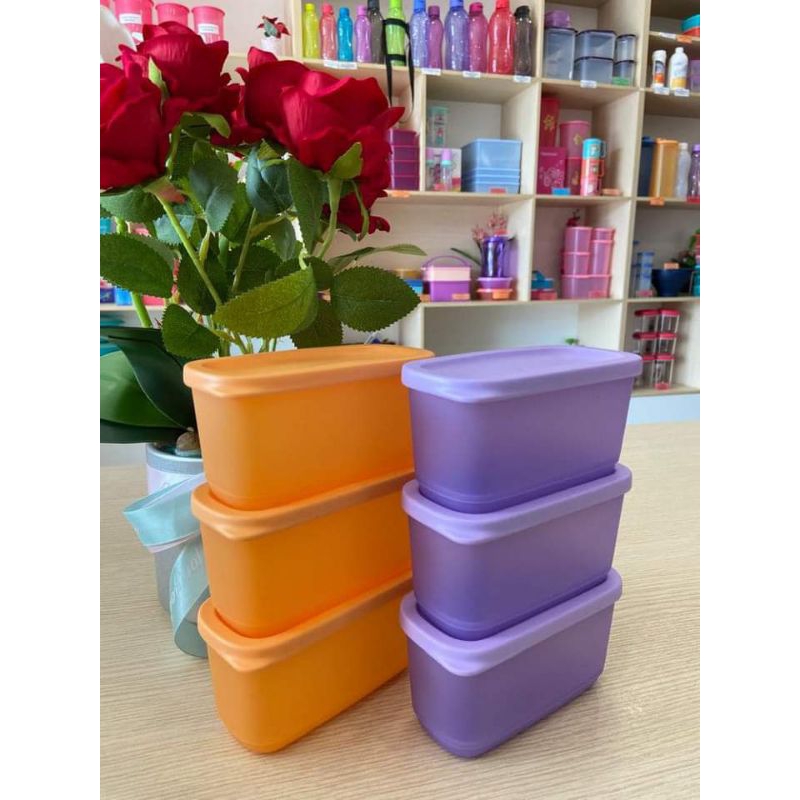 Tupperware Cubix Mini Rectangular Multipurpose Container 250ml 6pcs ...