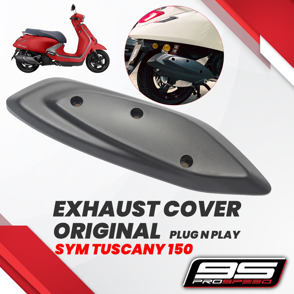 SYM TUSCANY 150 Exhaust Cover 100% Original | Shopee Malaysia